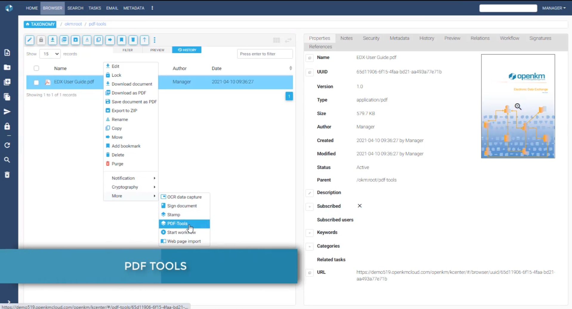 Document Management system - ISOFT